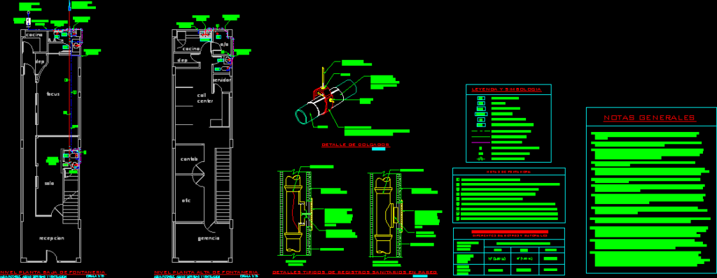 Detalle De Coladera En Autocad En DWG (28.70 KB) | Librería CAD