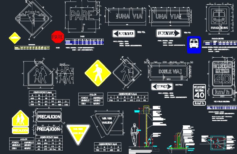 Paso De Cebra En DWG 3 47 KB Librer a CAD Paso De Cebra En DWG 3 47 KB Librer a CAD