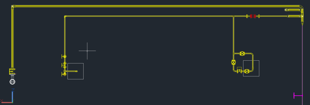 Steam System in DWG (1.64 MB) | CAD library