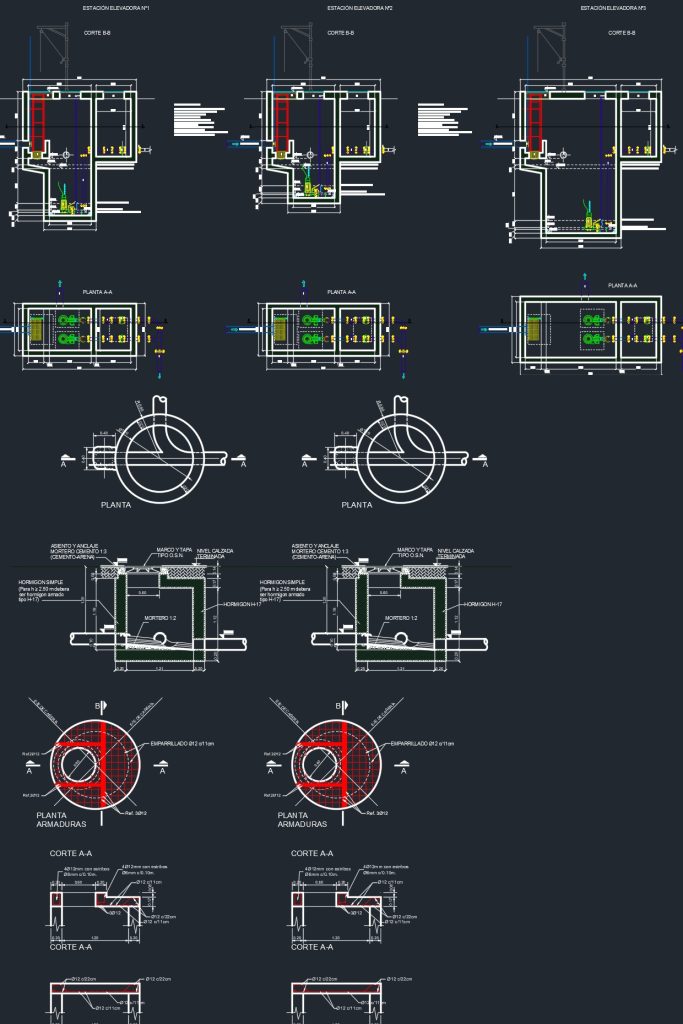 Cajas De Registro En DWG (222.69 KB) | Librería CAD