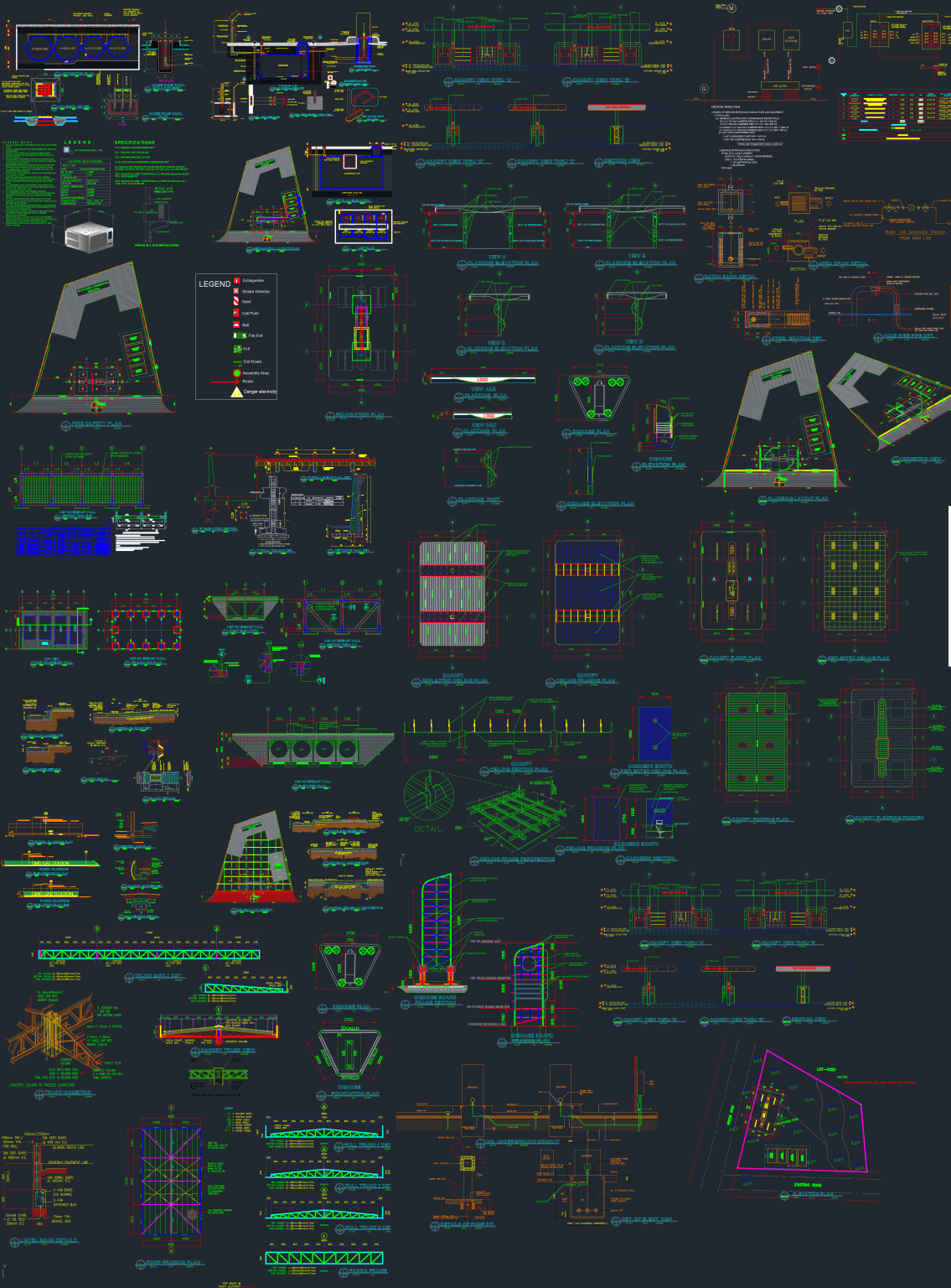 Flower Box Detail in DWG (812.87 KB) | CAD library