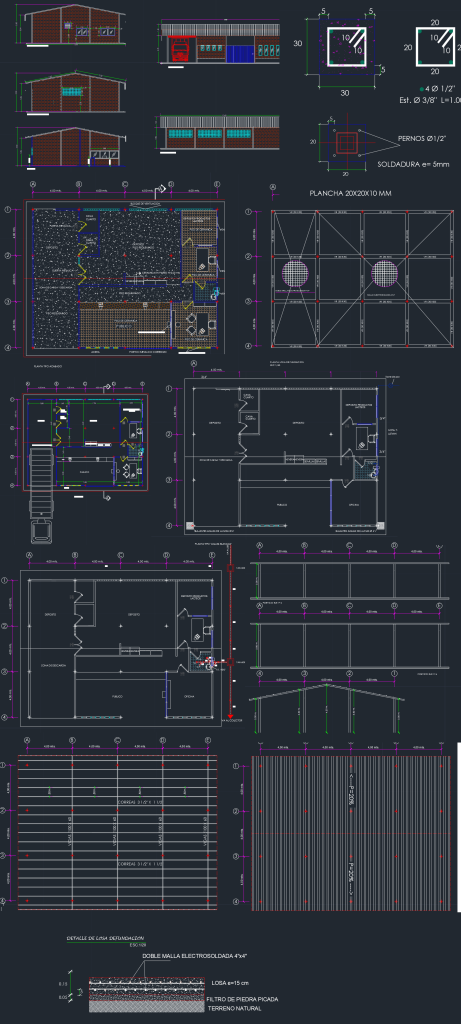 Food Storage Shed in DWG (414.53 KB) | CAD library