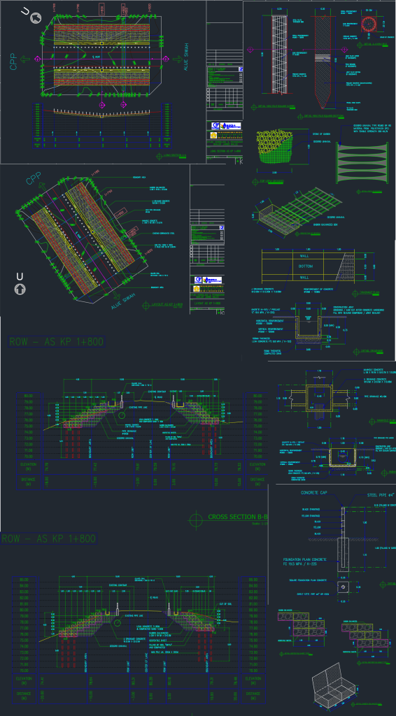 CAD Blocks of Highways, Paths and Streets Free Download!