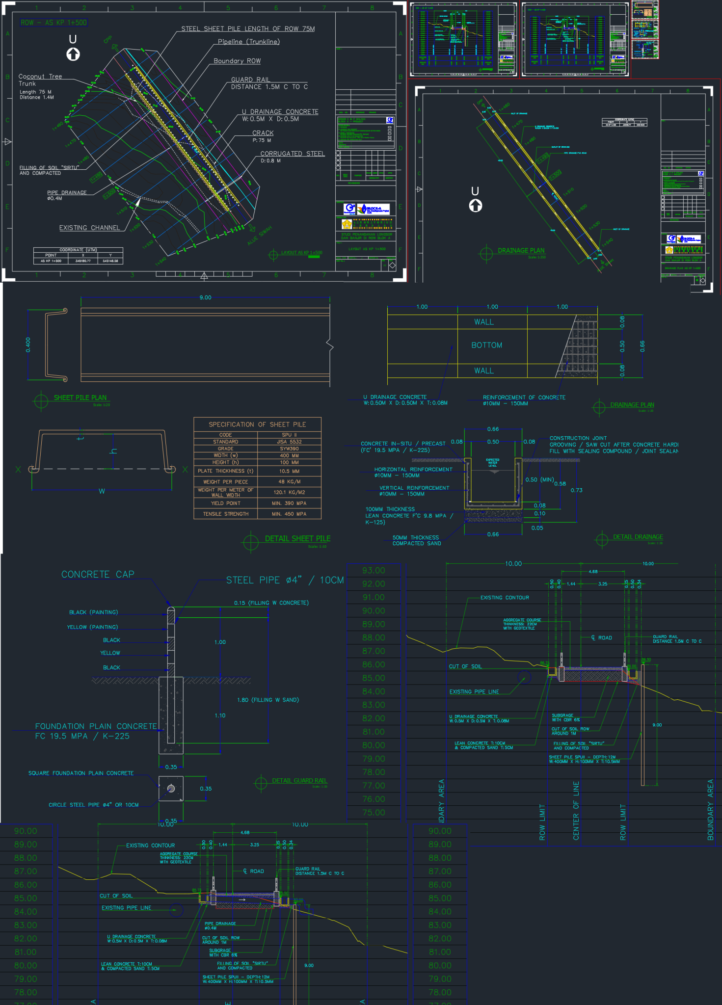 Roundabout Design In DWG (2.72 MB) | CAD library