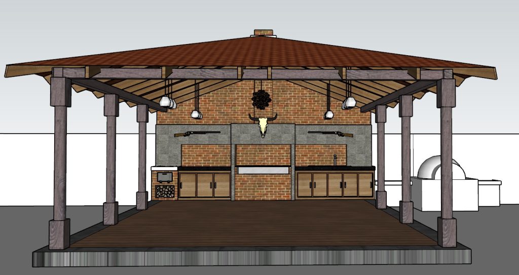 Cabaña Rustica En SketchUp | Librería CAD