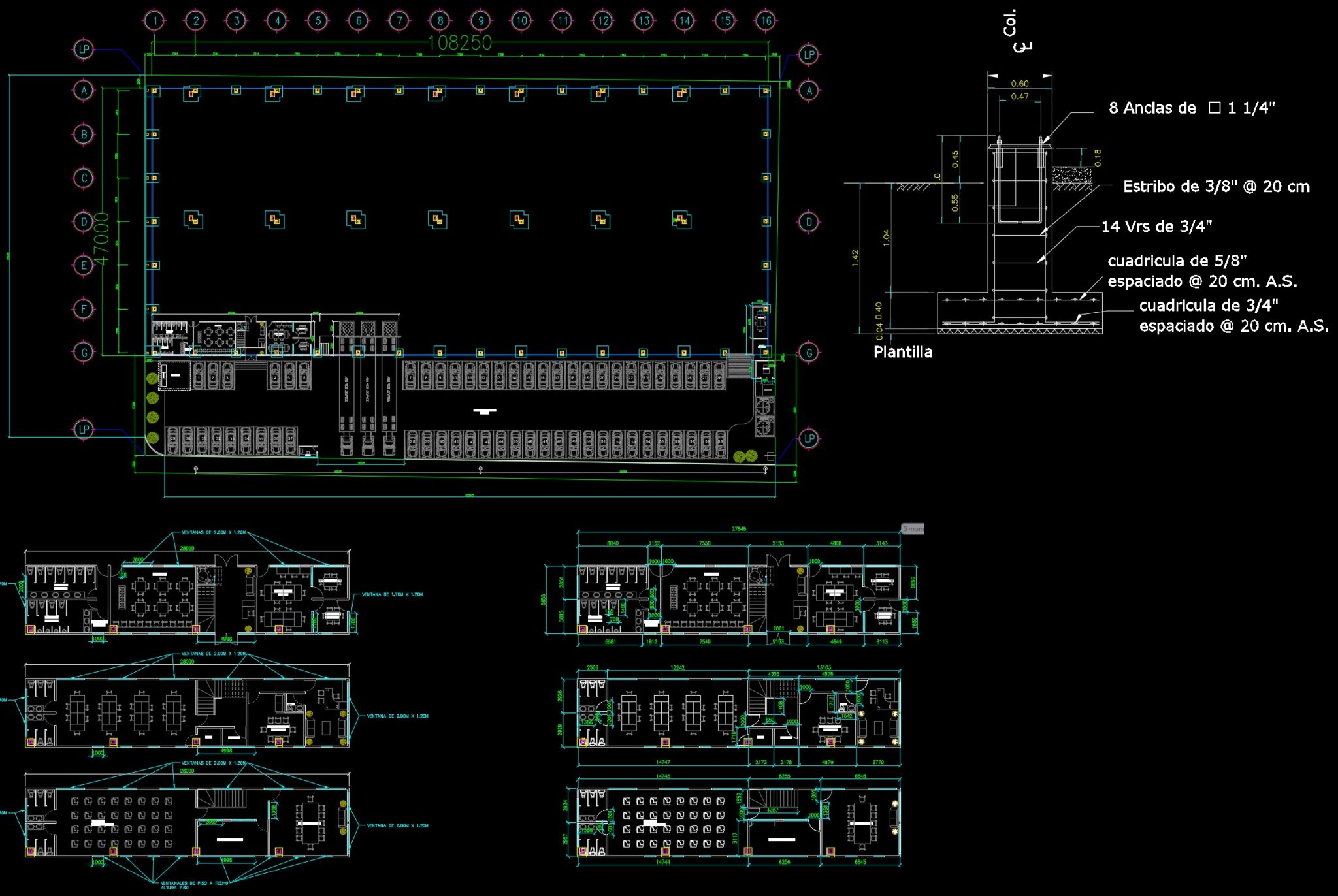 Industrial Plant Design Plan in DWG (23.74 MB) | CAD Library