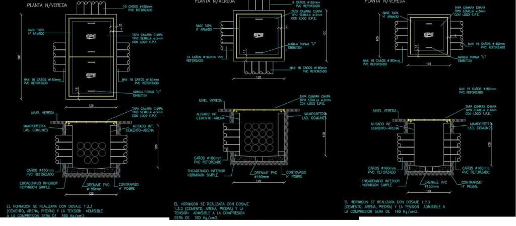 Grounding System Details in DWG (295.63 KB) | CAD library