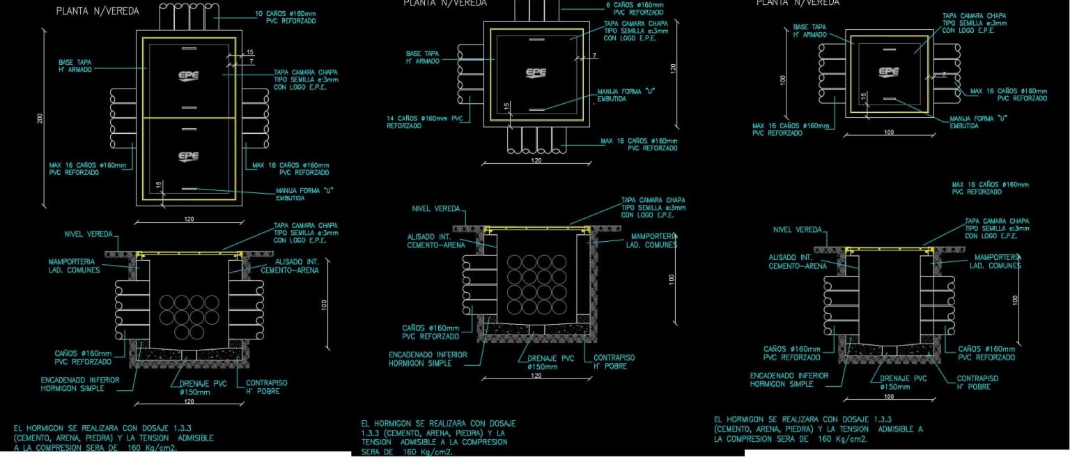 Grounding System Details in DWG (295.63 KB) | CAD library