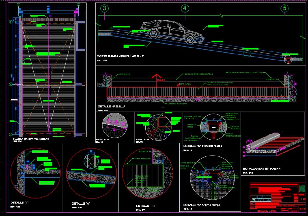Parking CAD Blocks Free Download!