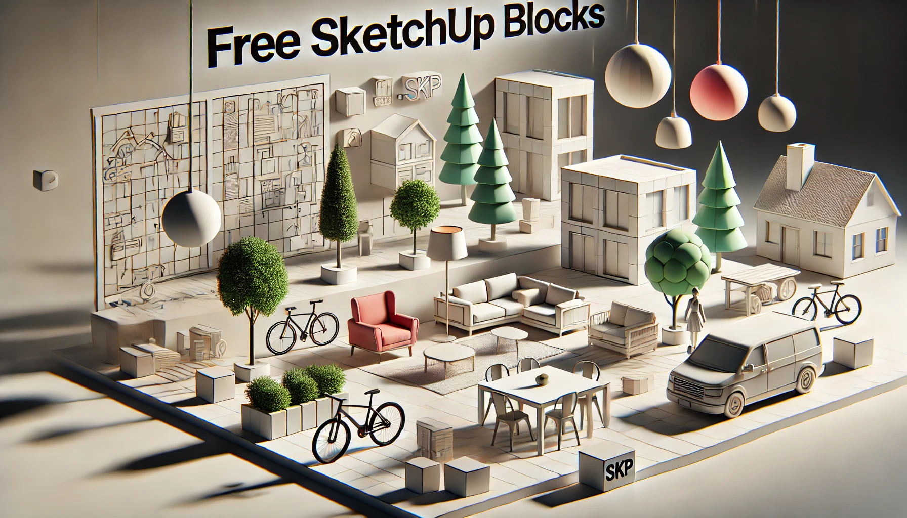 Free SketchUp Models in .SKP Format | CAD Library