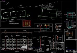 Plano Constructivo De Muro Perimetral En DWG (0.00 KB) | Librería CAD