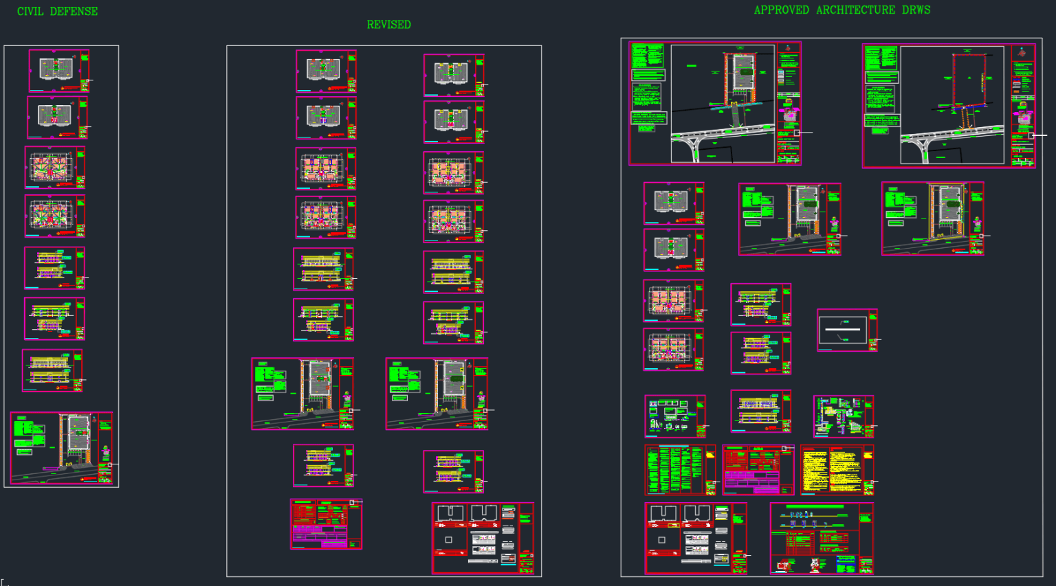 CAD Blocks of Educational Establishments Free Download!