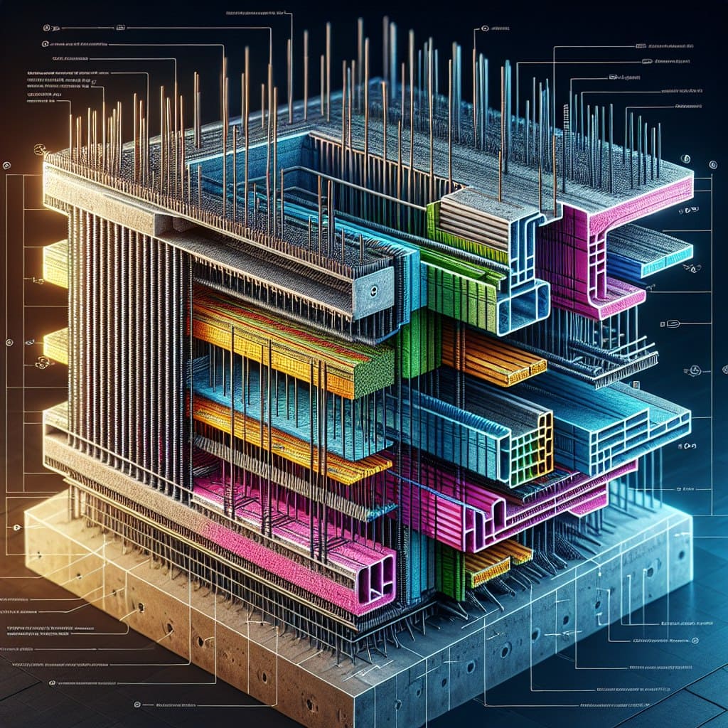 Reinforced Concrete CAD Blocks: Details and Reinforcement
