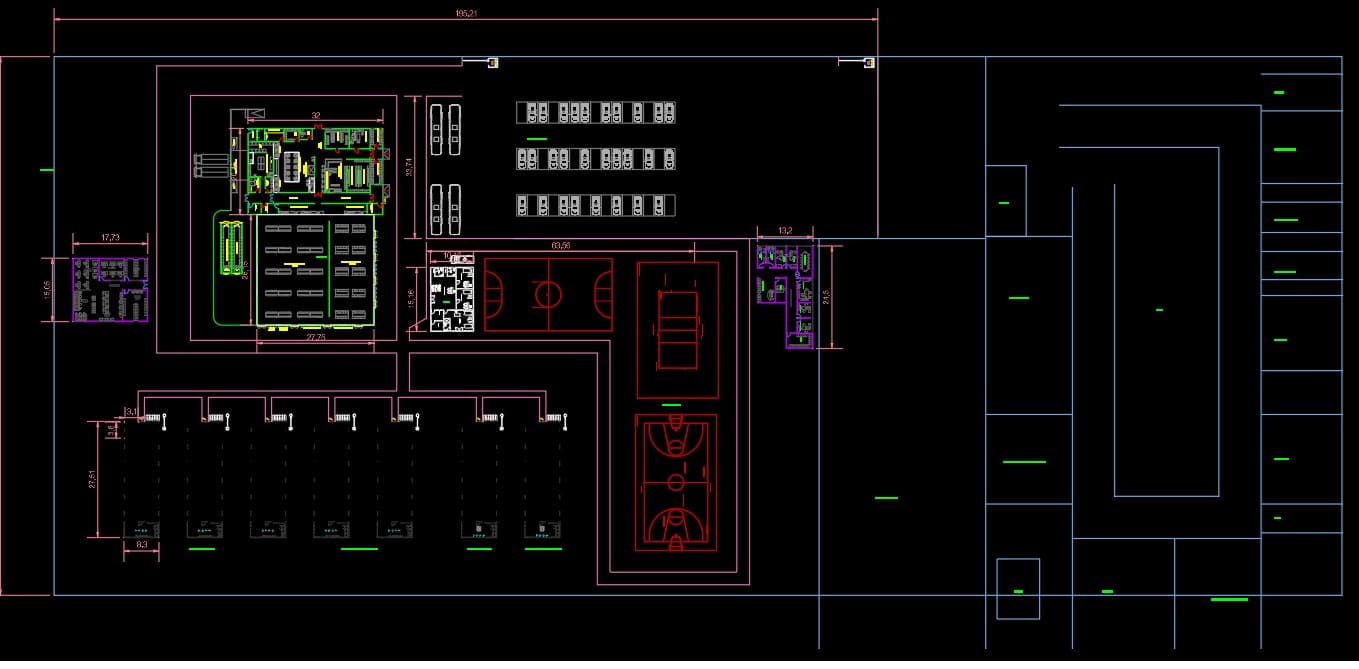 Modular Mining Camp in DWG (3.00 MB) | CAD Library