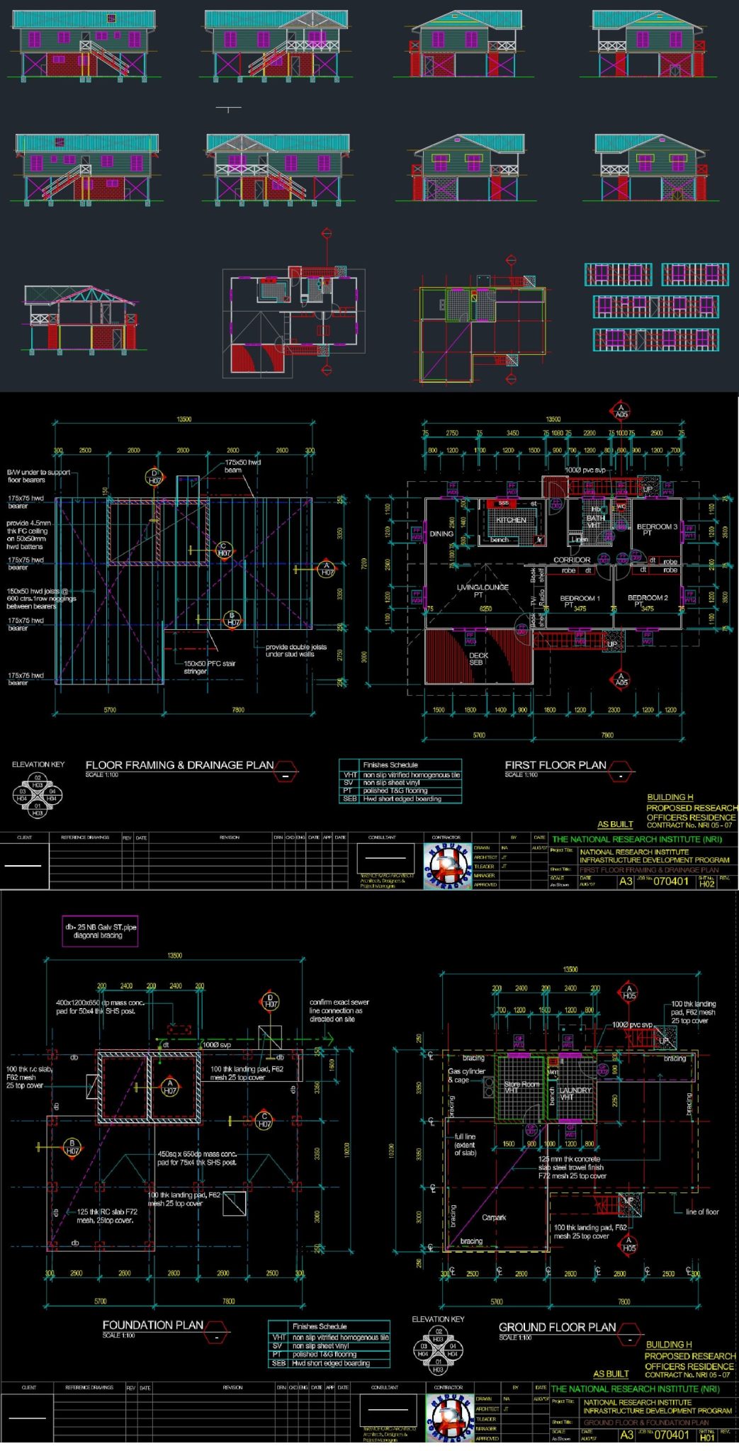 Single Family Home CAD Blocks Free Download!