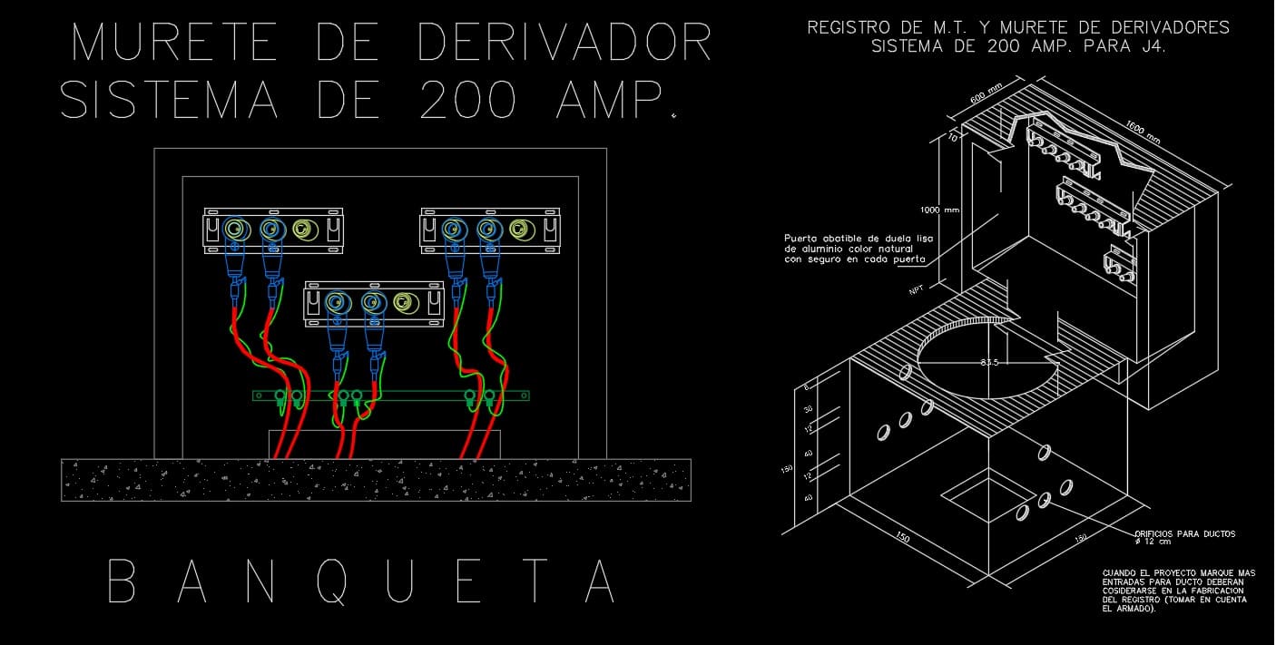 Power Line Junction Box and Tower Detail in DWG (546.91 KB) | CAD Library