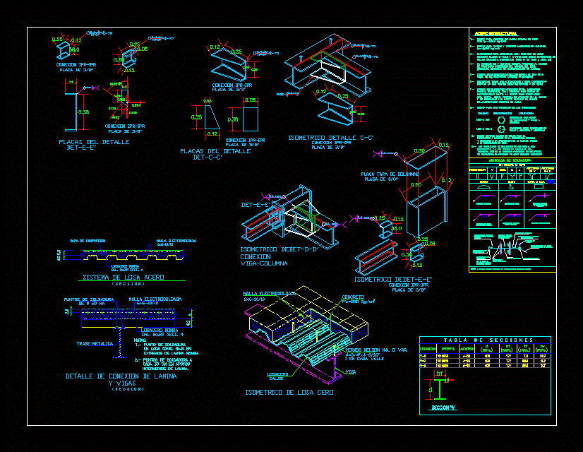 Perfiles Ipn En DWG (33.21 KB) | Librería CAD