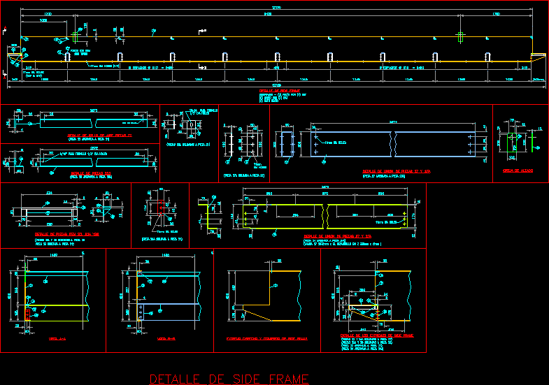 Side Frame In AutoCAD CAD Library