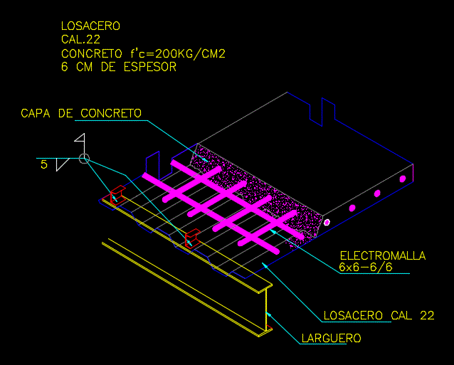 Union Vigas Metalicas En DWG (125.20 KB) | Librería CAD