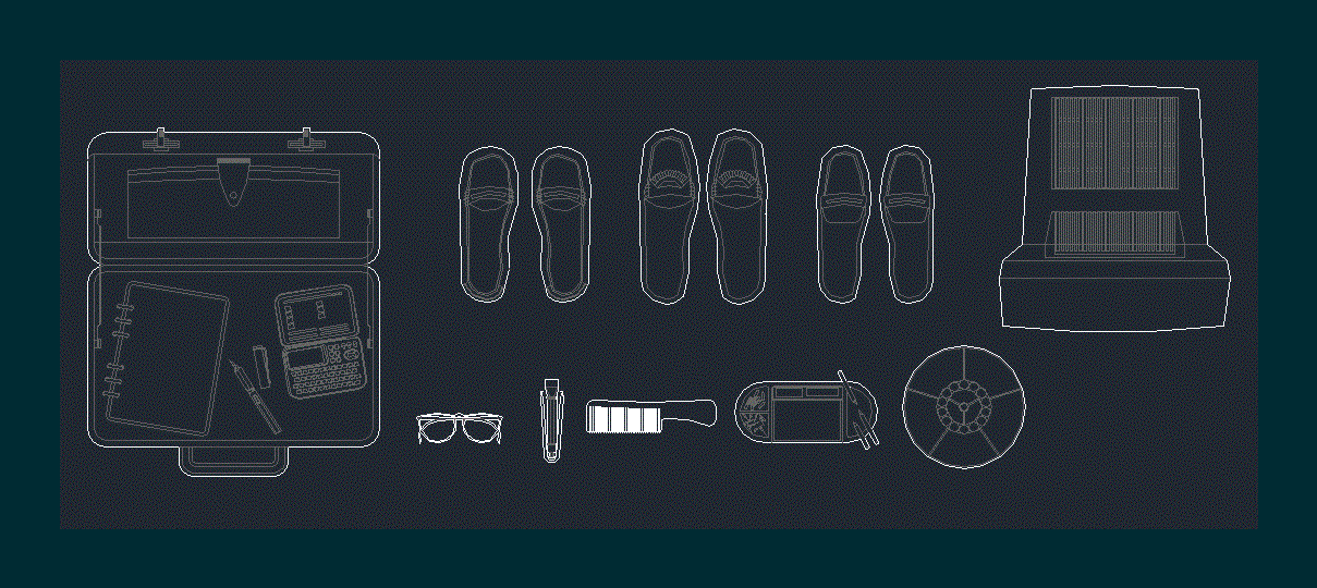 Miscellaneous Objects In AutoCAD CAD Library