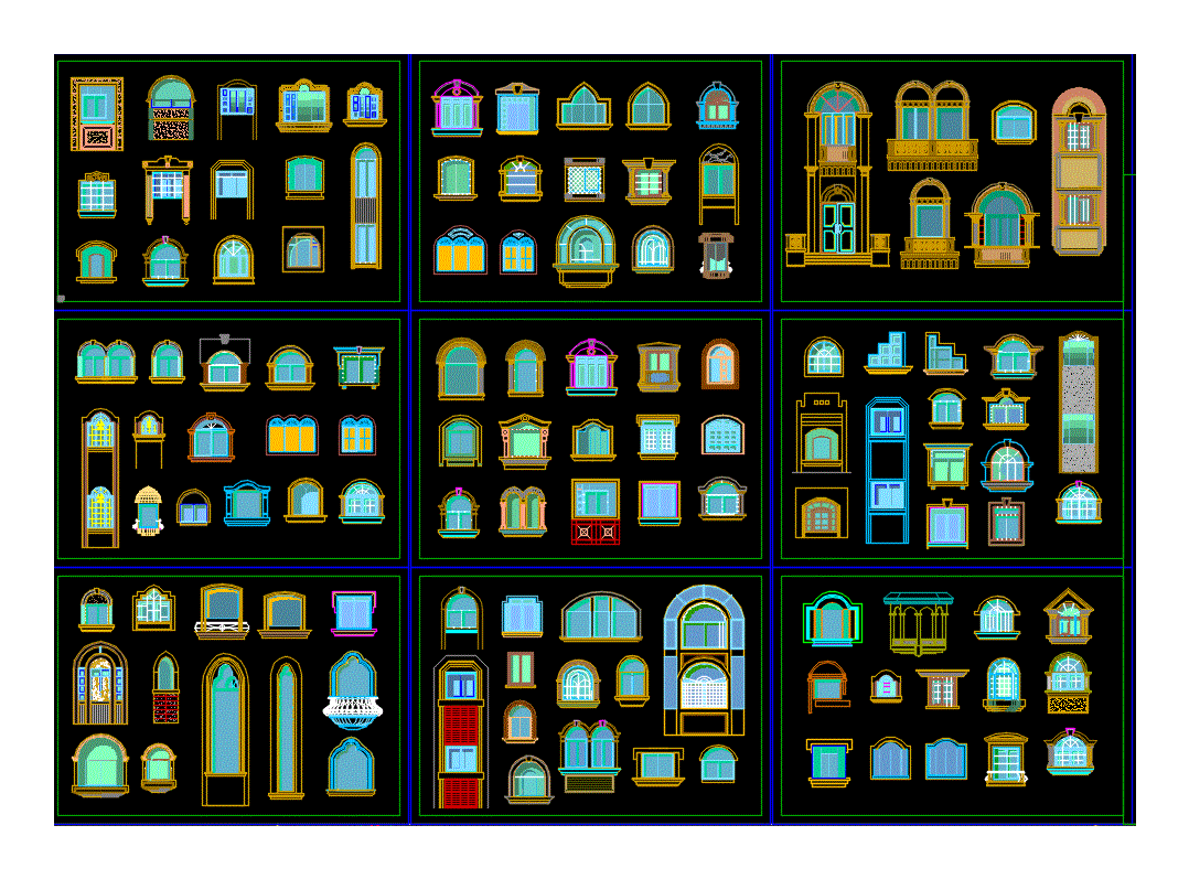 Simple Window In AutoCAD | CAD library