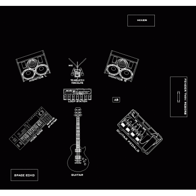 Dj Audio Mixer In DWG (87.19 KB) | CAD library