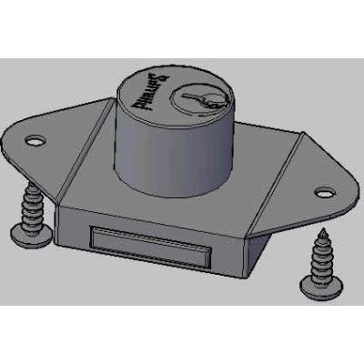 Door Lock In DWG (53.17 KB) | CAD library