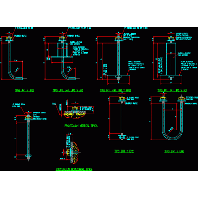 Hinges In DWG (0.00 KB) | CAD library