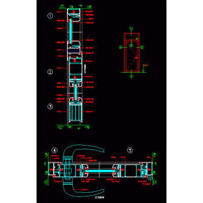 Hinges In DWG (0.00 KB) | CAD library