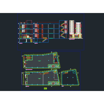 Shopping Mall Plans In DWG (25.45 MB) | CAD library