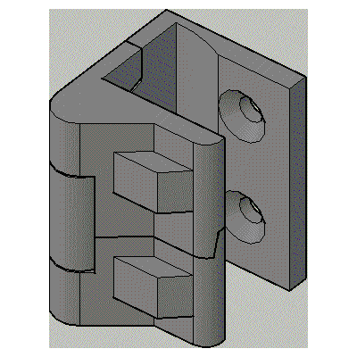 Hinges In DWG (0.00 KB) | CAD library